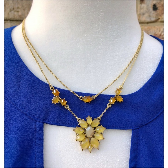Lucky Brand | Jewelry | Nwt Lucky Brand Flower Layered Collar Necklace ...